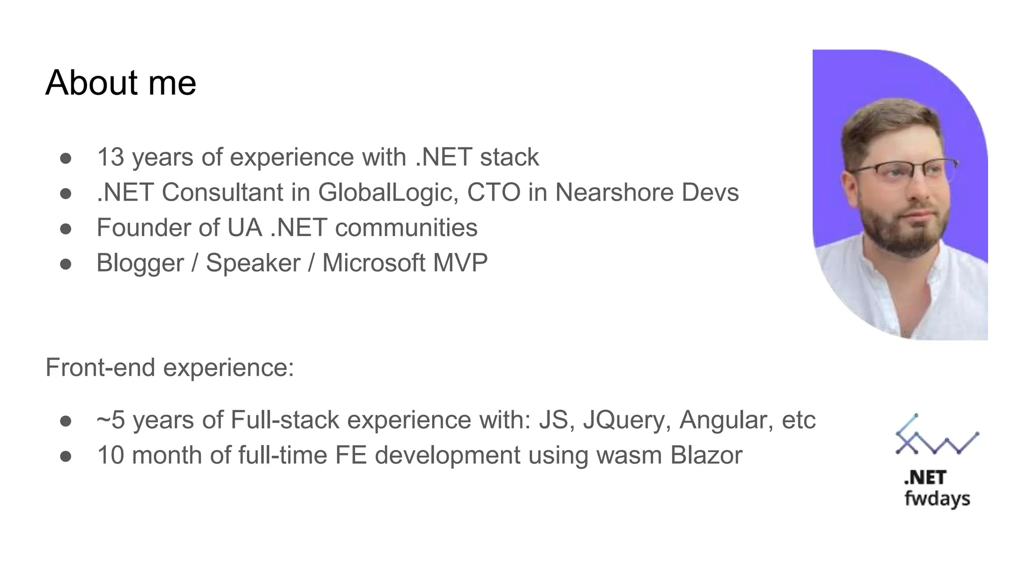 "Hands-on development experience using wasm Blazor", Furdak Vladyslav.pptx