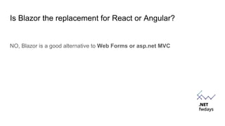 "Hands-on development experience using wasm Blazor", Furdak Vladyslav.pptx