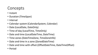 "Working with date and time data in .NET", Jon Skeet | PPTX