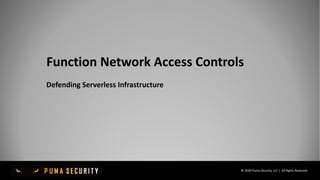 Winning in the Dark: Defending Serverless Infrastructure | PDF | Cloud Computing | Internet
