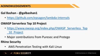 Winning in the Dark: Defending Serverless Infrastructure | PDF | Cloud Computing | Internet