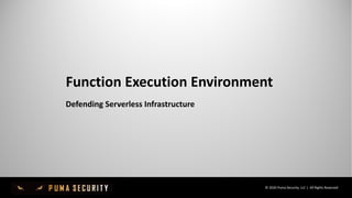 Winning in the Dark: Defending Serverless Infrastructure | PDF | Cloud Computing | Internet