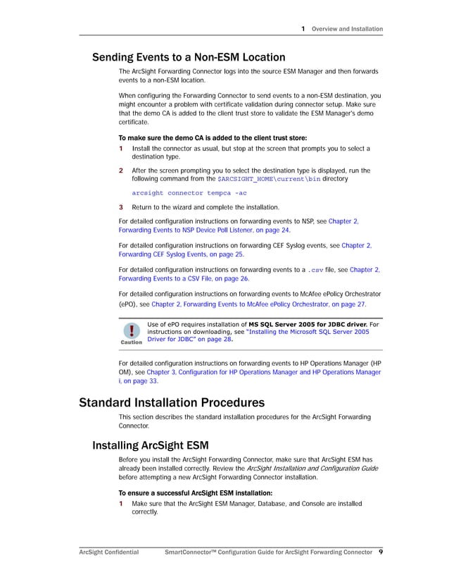 Arcsight Forwarding Connector Configuration Guide Pdf