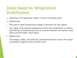FW ecosystem z2 edited.pptx includes lentic and lotic ecosystem | PPTX