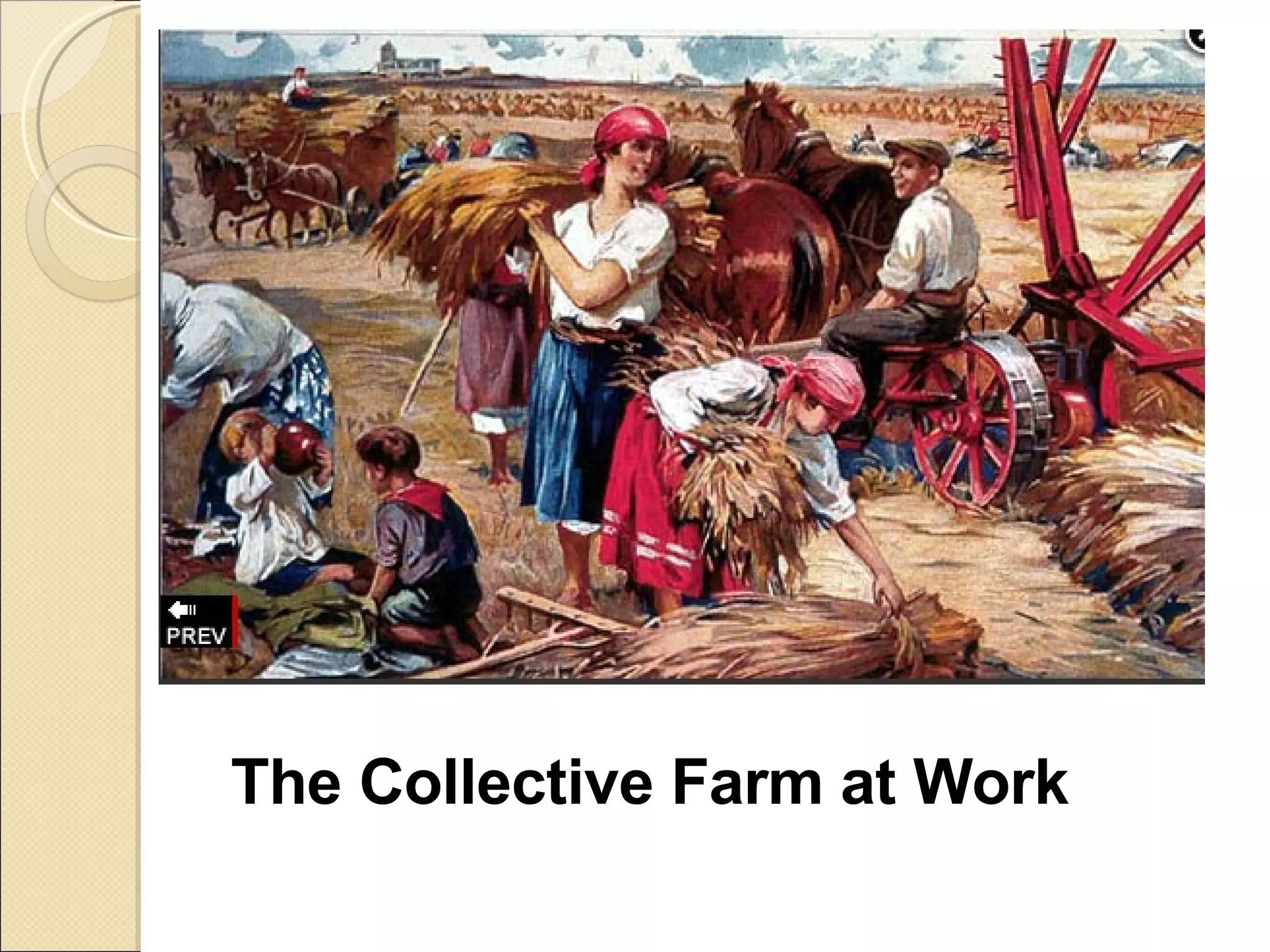 Collectivization propaganda posters | PPT