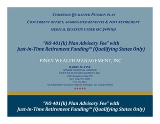 Fwm jit no 401(k) plan advisor fee | PPT