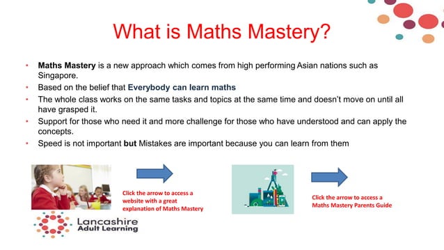 Fun with Maths maths mastery | PPT