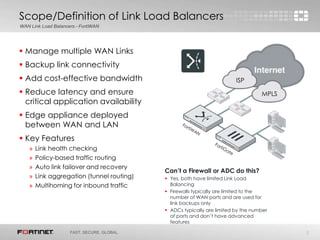 Fwn wan link load balancer 2015-04-30 | PPT