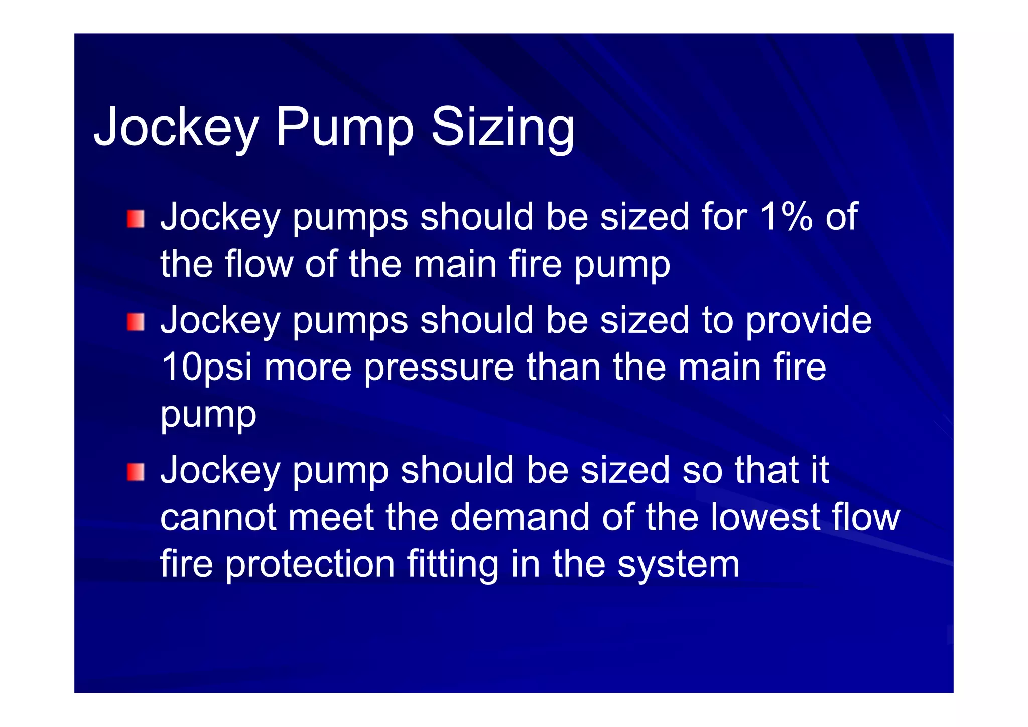 Fw pump basis nfpa | PDF