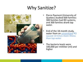 Importance of Water Treatment Sanitization | PPTX