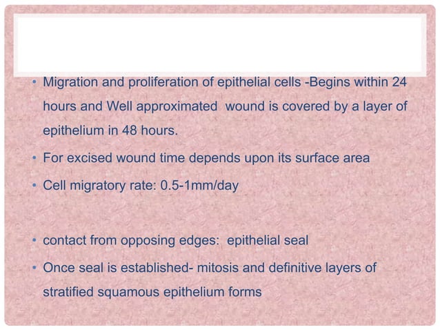Healing following pdl surgeries.pptx | First Aid | Injuries