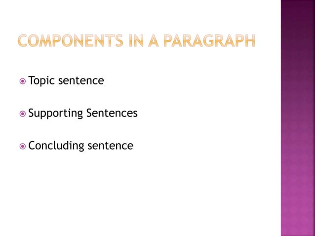 Writing a body paragraph | PPT