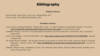 210 Dissertation 'From Animal Farm to Nineteen Eighty-Four Tracing ...