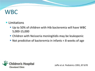 Fever without a source in Pediatrics | PPT