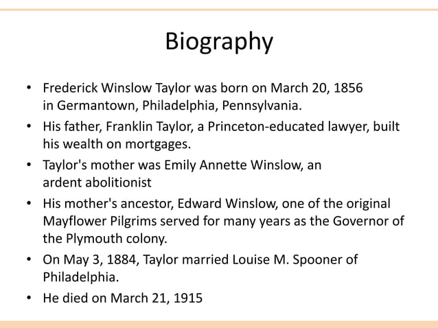 FW Taylor | PDF | Business Administration | Business