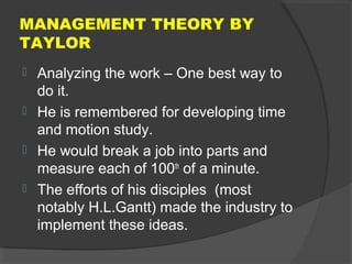 F w taylor_s_contibution_towards_management | PPT