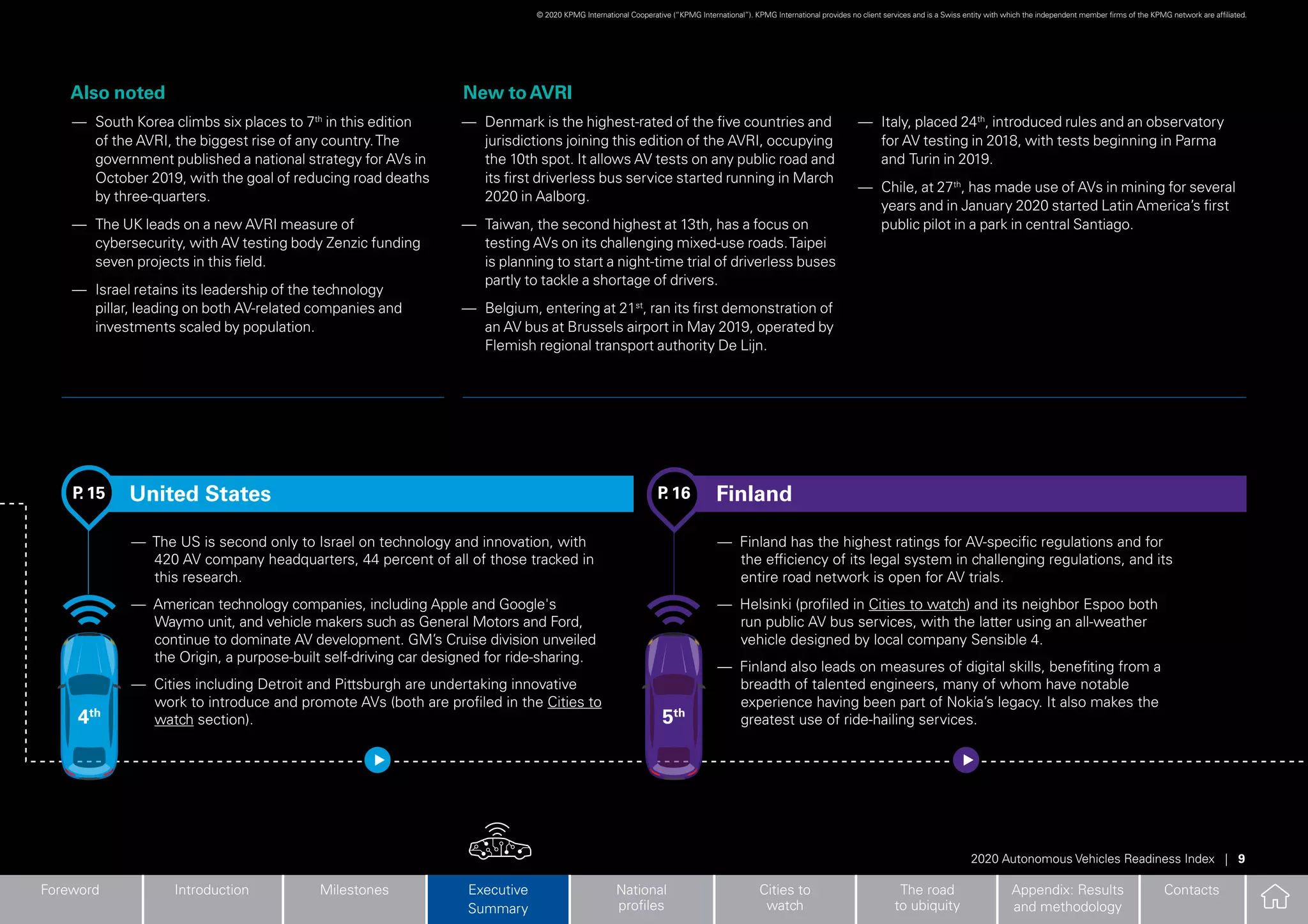 2020 Autonomous Vehicles Readiness Index | PDF