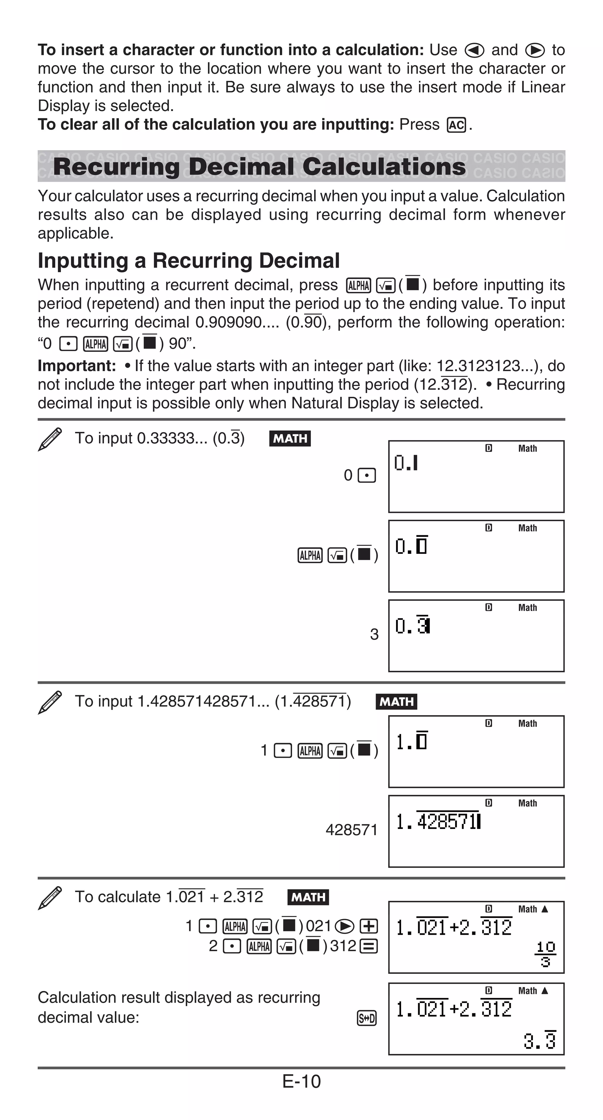 fx-115ES PLUS fx-991ES PLUS C User’s Guide | PDF
