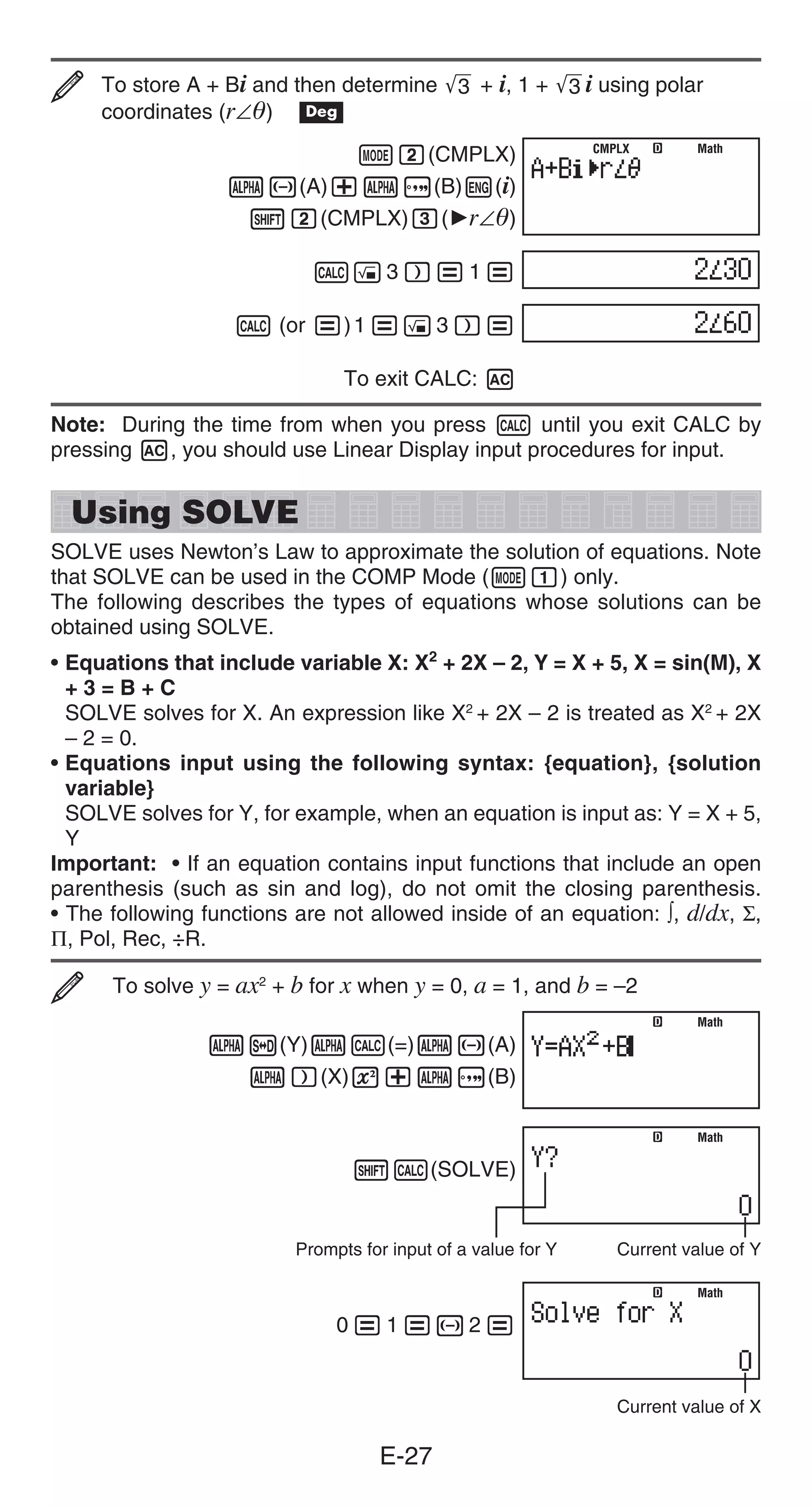 fx-115ES PLUS fx-991ES PLUS C User’s Guide | PDF