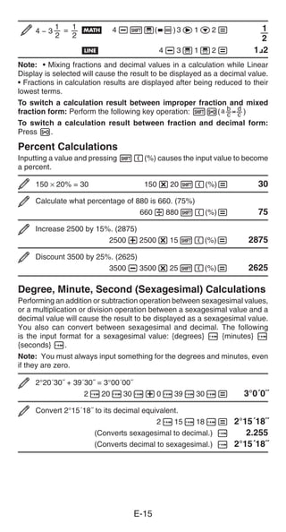fx-115ES PLUS fx-991ES PLUS C User’s Guide | PDF