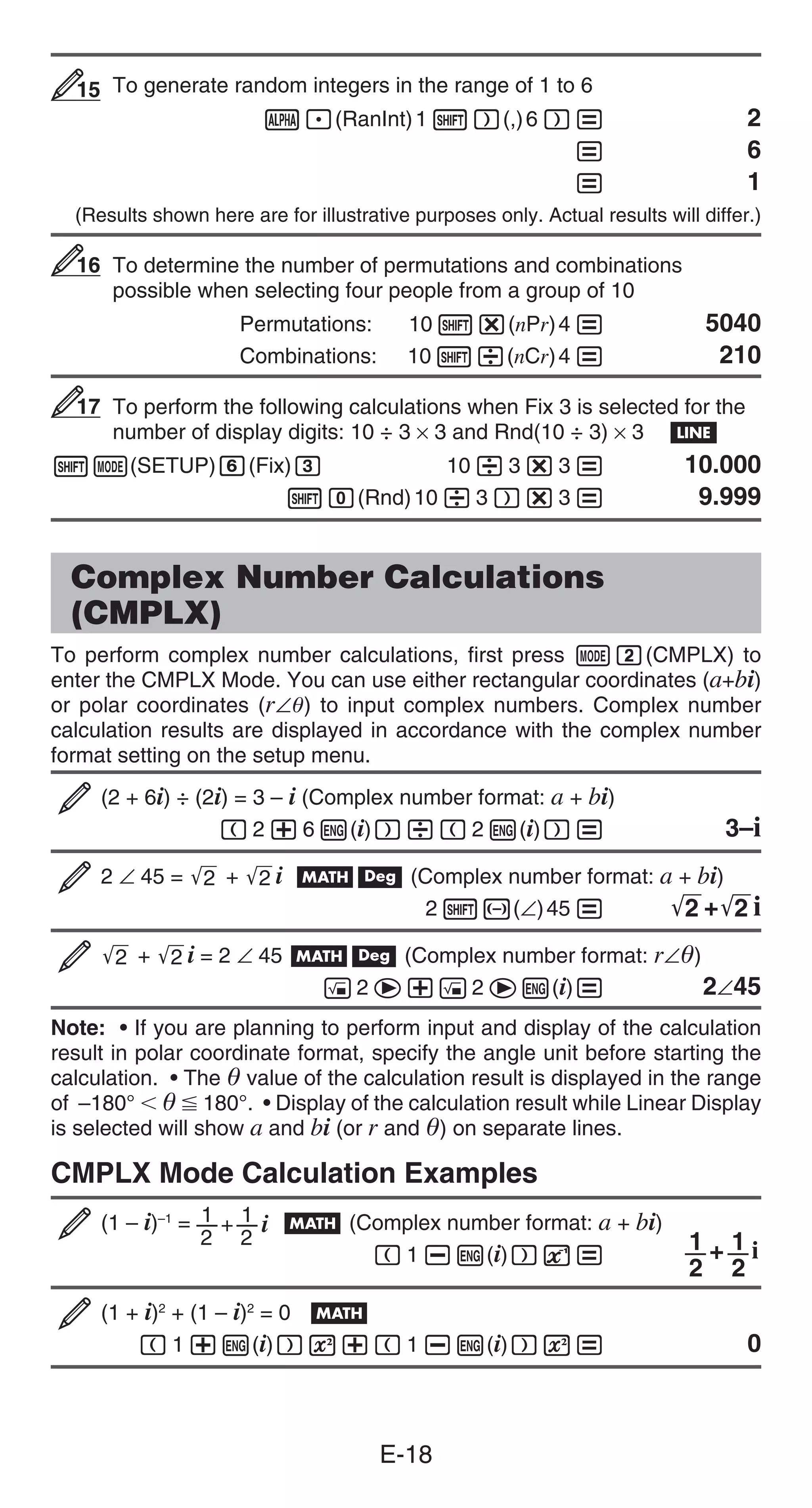 Casio fx-991EX classWiz user manual and commands. | PDF