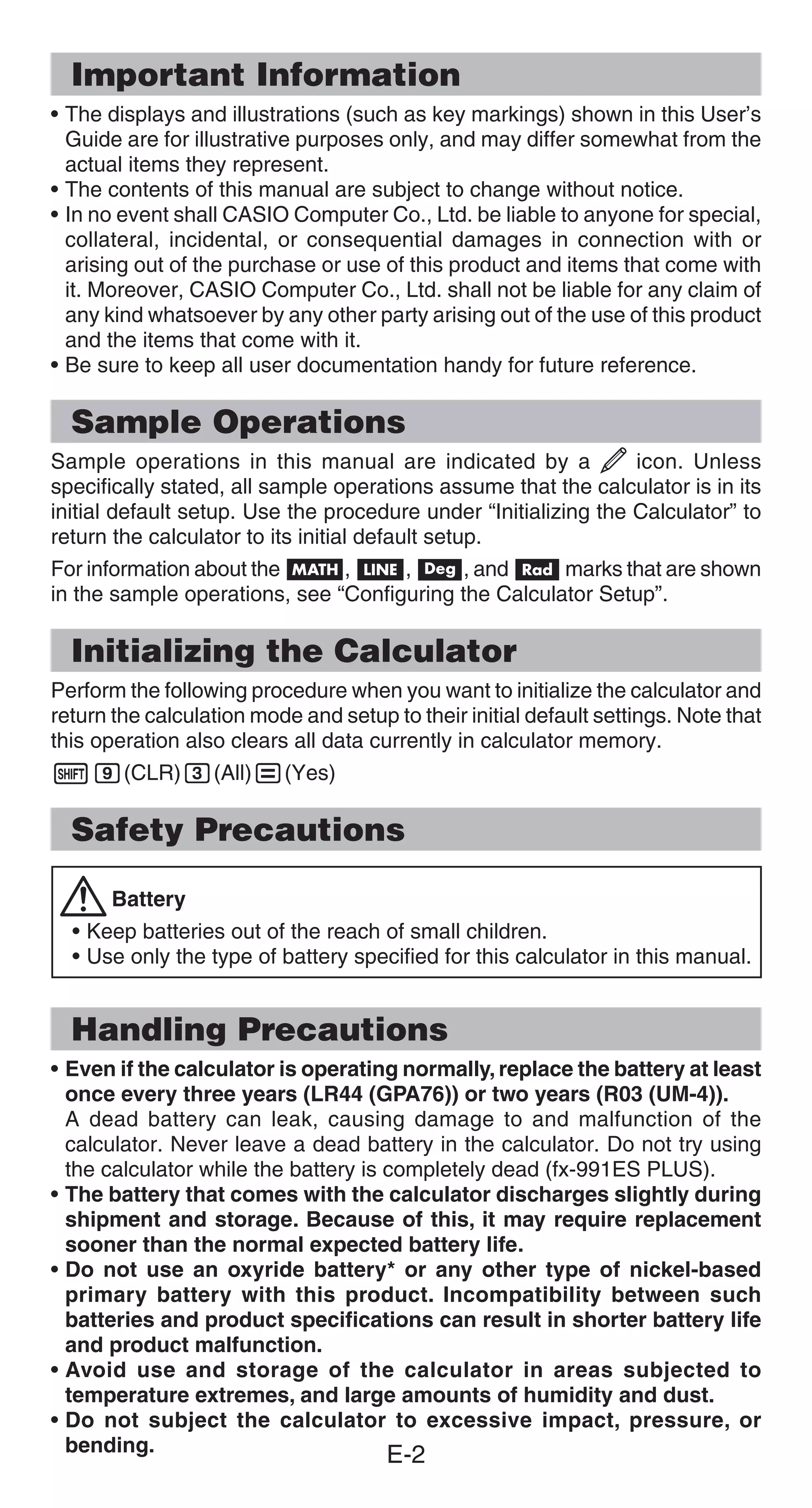 Casio fx-991EX classWiz user manual and commands. | PDF