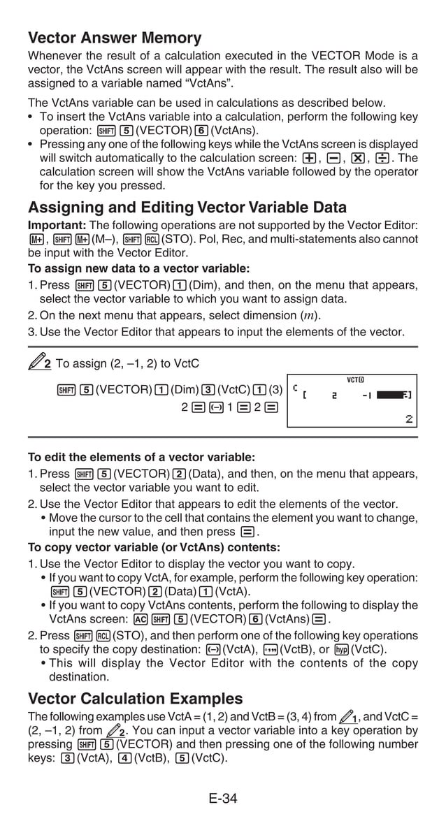 Casio fx-991EX classWiz user manual and commands. | PDF