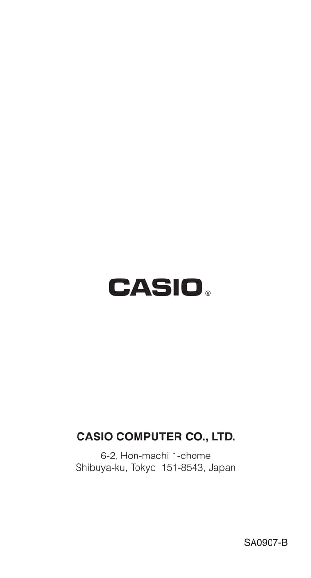 Casio fx-991EX classWiz user manual and commands. | PDF
