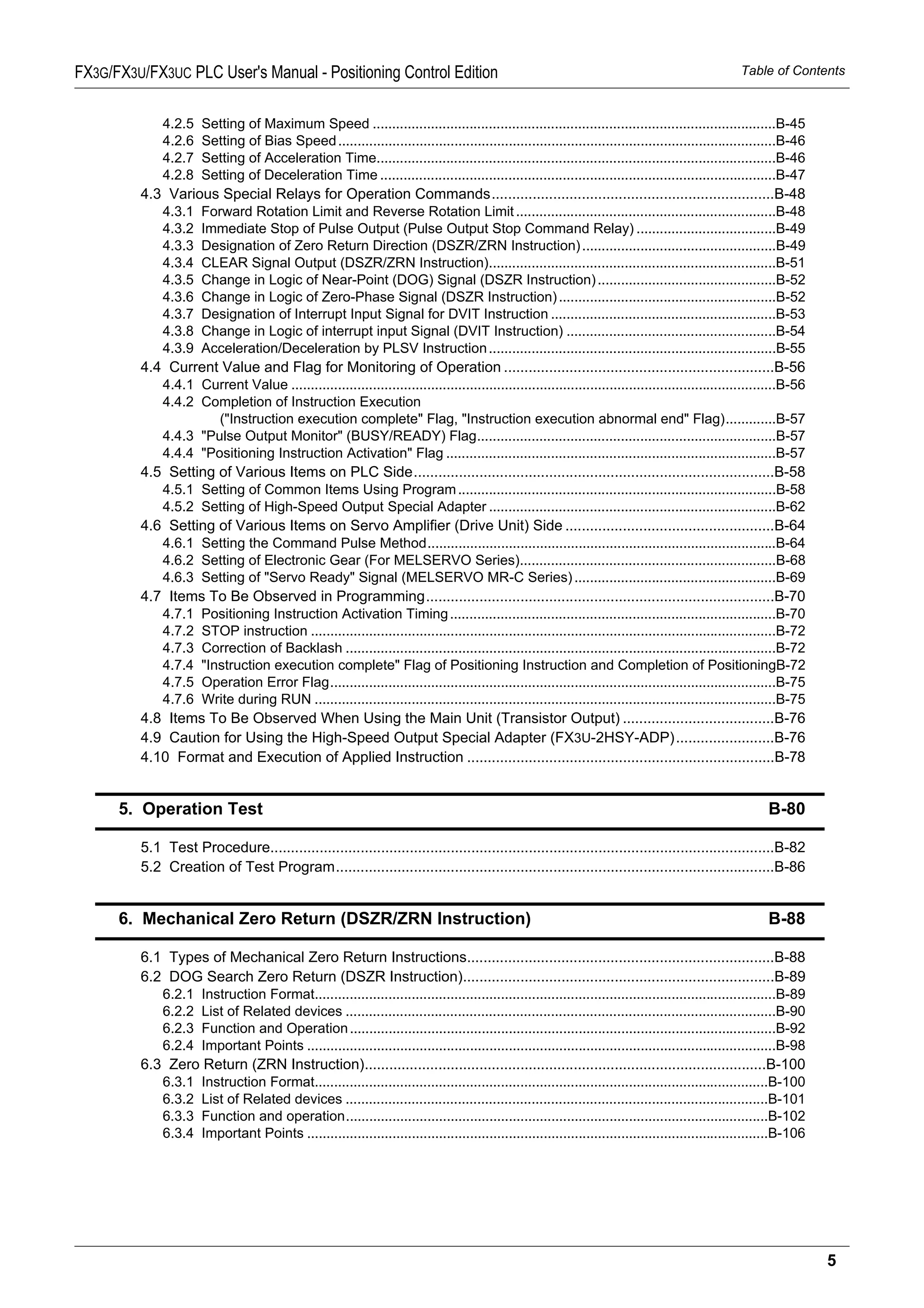 Fx3 g,fx3u,fx3uc series users manual positioning control edition | PDF