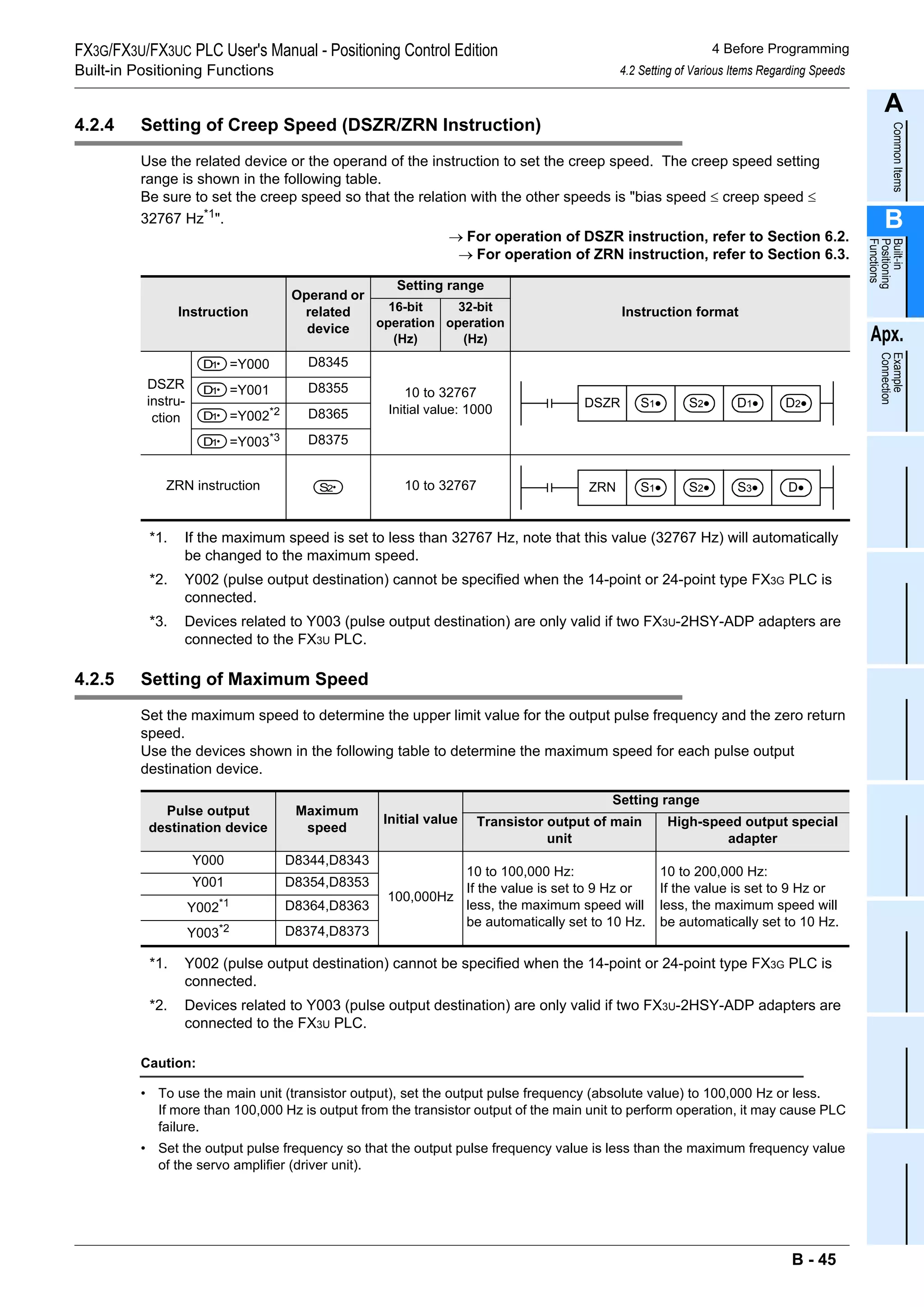 Fx3 g,fx3u,fx3uc series users manual positioning control edition | PDF