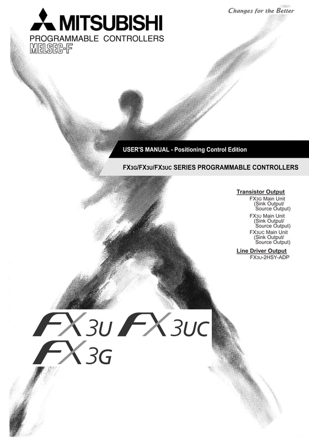 Fx3 g,fx3u,fx3uc series users manual positioning control edition | PDF