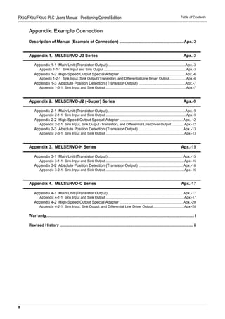 Fx3 g,fx3u,fx3uc series users manual positioning control edition | PDF