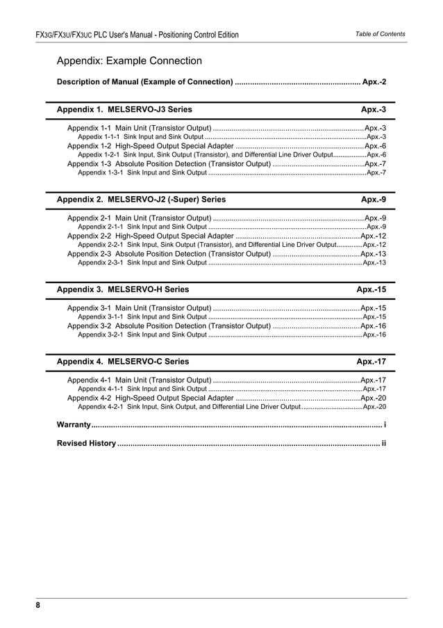 Fx3 g,fx3u,fx3uc series users manual positioning control edition | PDF