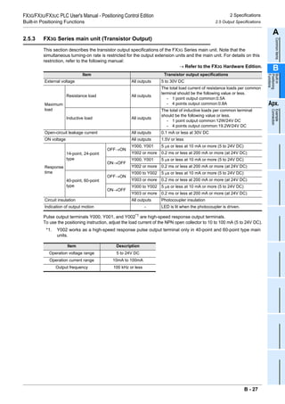 Fx3 g,fx3u,fx3uc series users manual positioning control edition | PDF