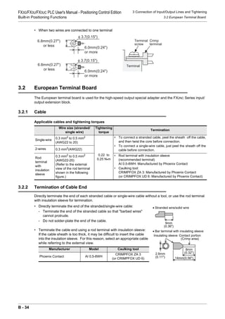 Fx3 g,fx3u,fx3uc series users manual positioning control edition | PDF