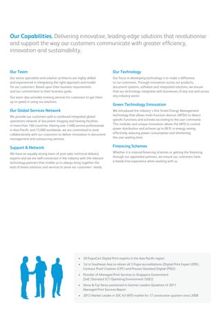 Fuji Xerox Singapore at a glance | PDF