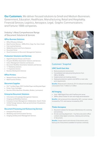 Fuji Xerox Singapore at a glance | PDF