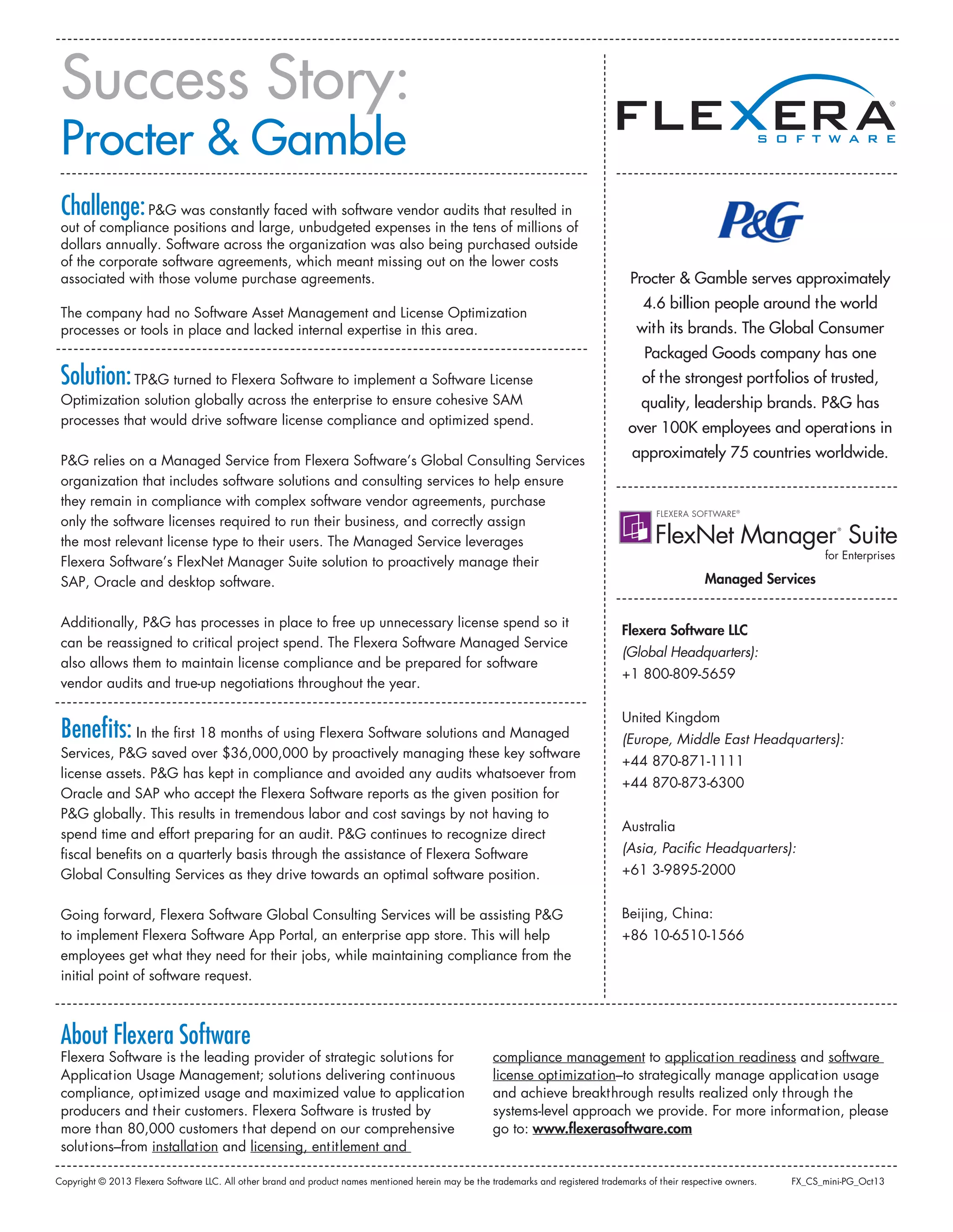 Procter & Gamble success story | PDF