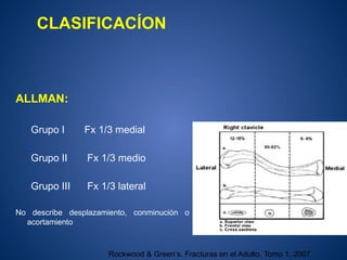 FRACTURAS DE CLAVICULA TRAUMATOLOGIA Y ORTOPEDIA | PPTX