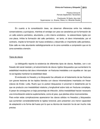Rehabilitación de fracturas de húmero con clavo endomedular | PDF