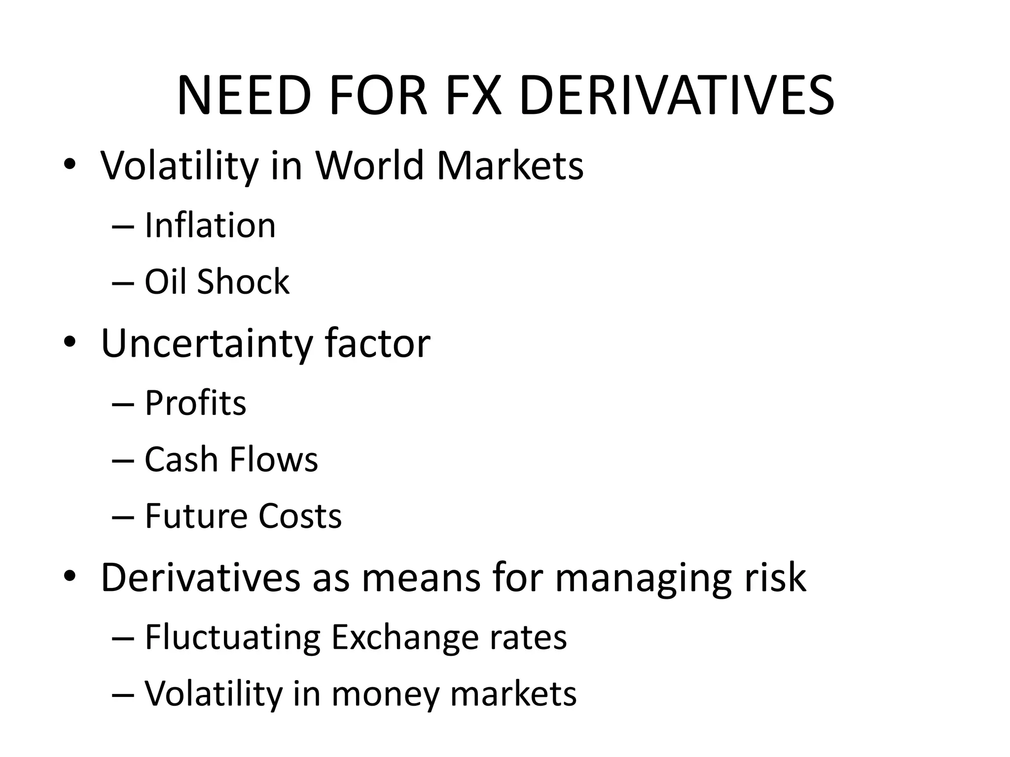 Fx derivatives introduction | PPTX