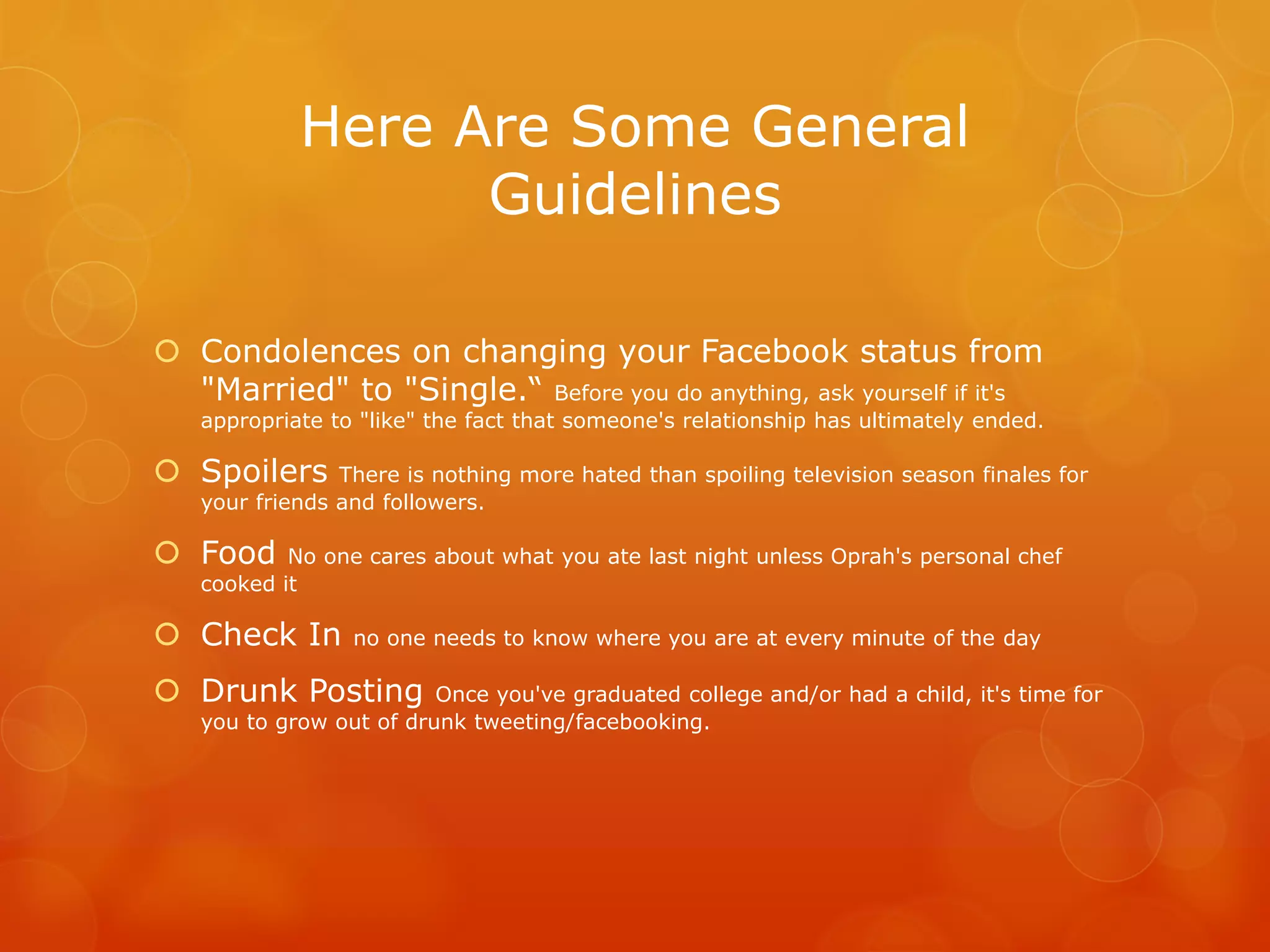 Social media etiquette | PPTX