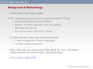 FX Design Group - Magid HD Study | PPT