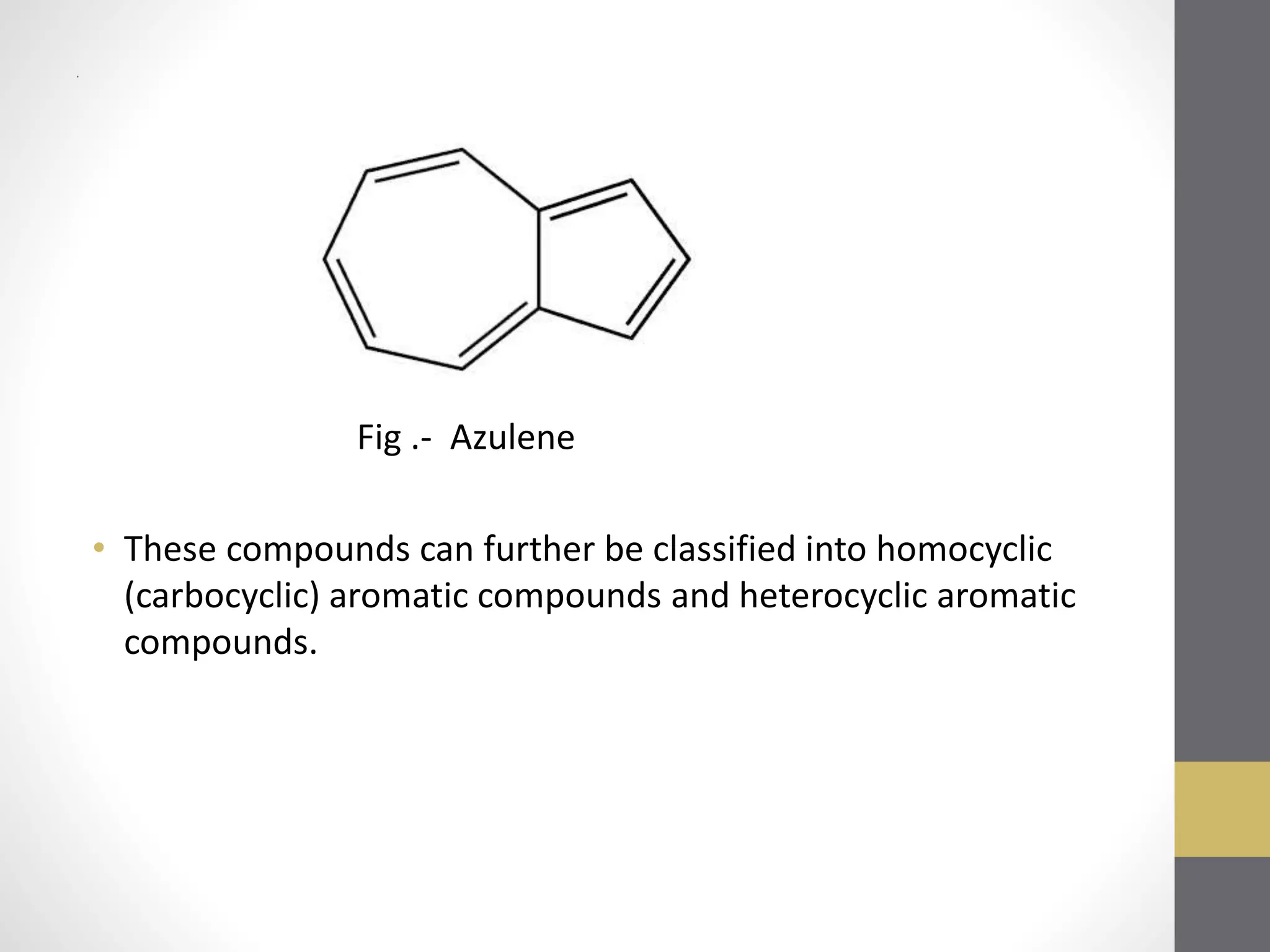 Aromaticity in benzenoid and non-benzenoid compunds | PPTX