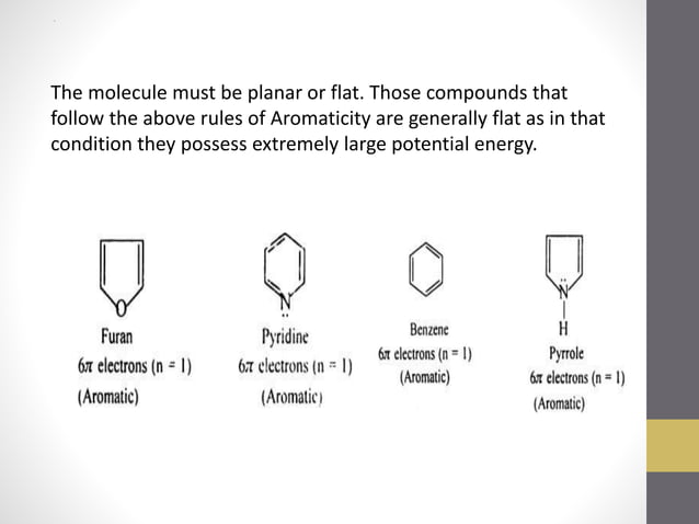 Aromaticity in benzenoid and non-benzenoid compunds | PPTX | Chemistry ...