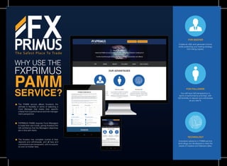 FXPRIMUS PAMM Service | PPT