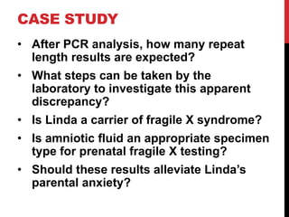 Fragile X Syndrome | PPTX