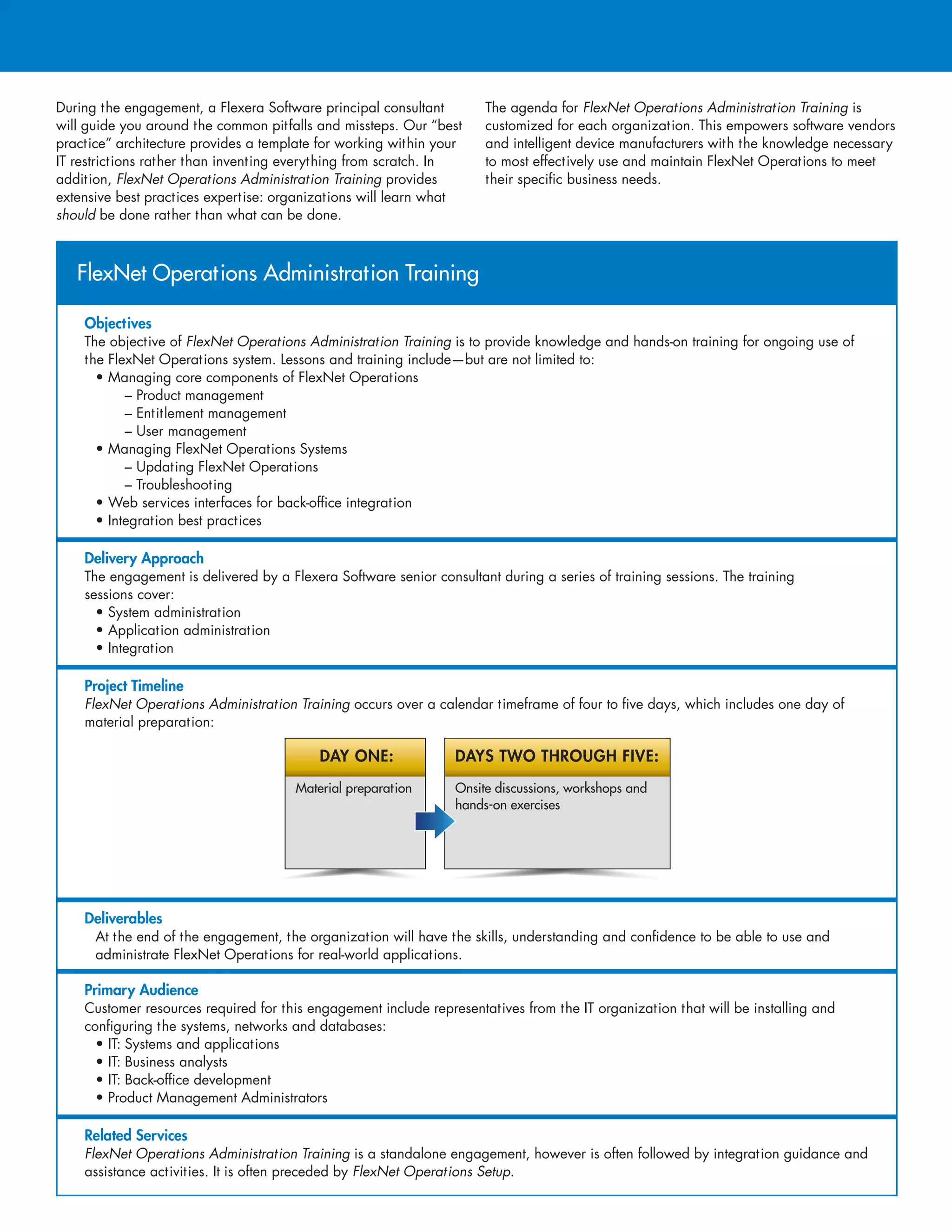 FlexNet Operations Administration Training | PDF
