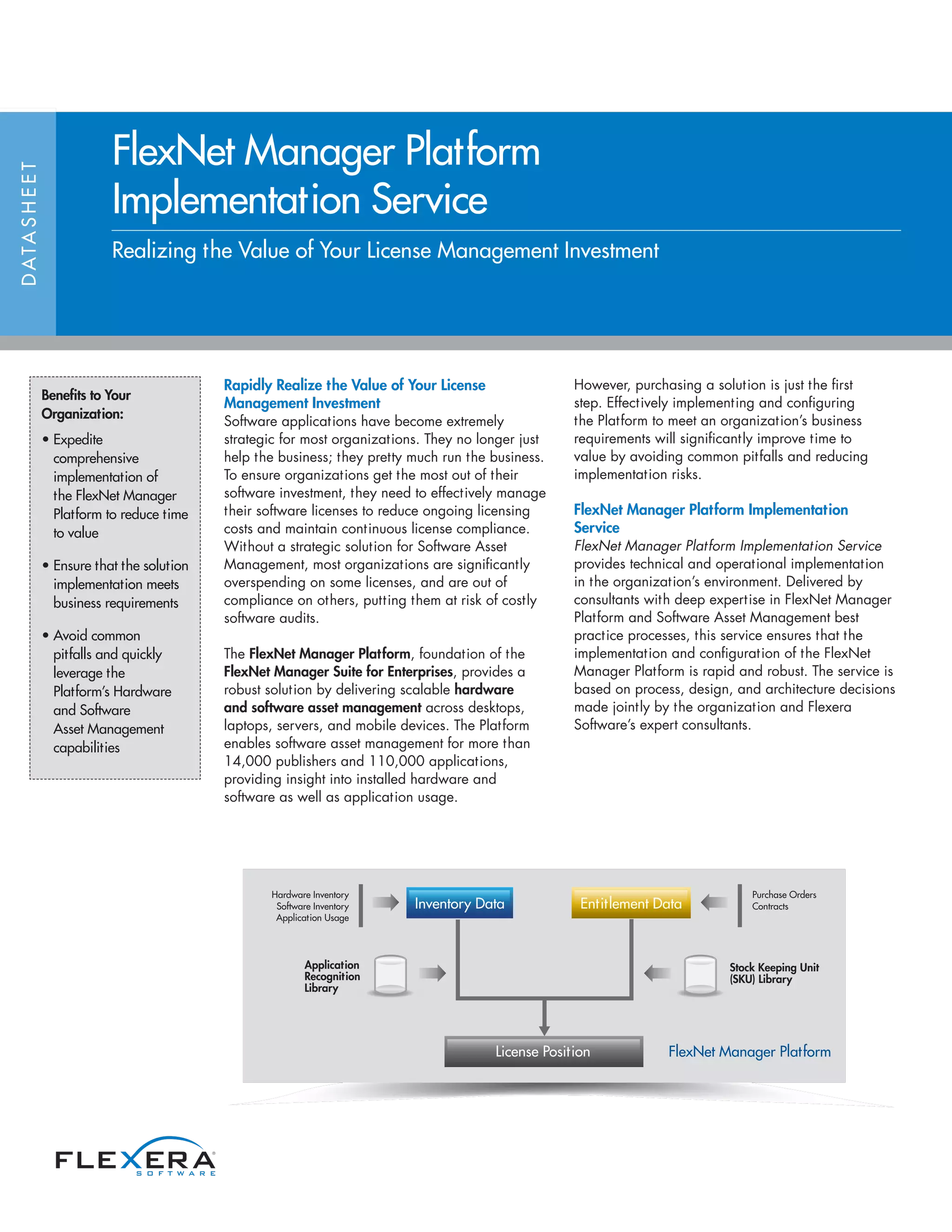 FlexNet Manager Platform Implementation Service | PDF