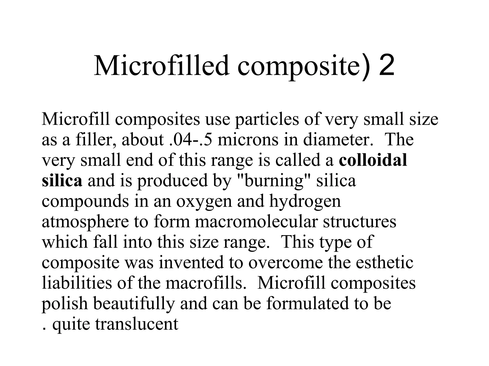 Composite restorative materials | PPT